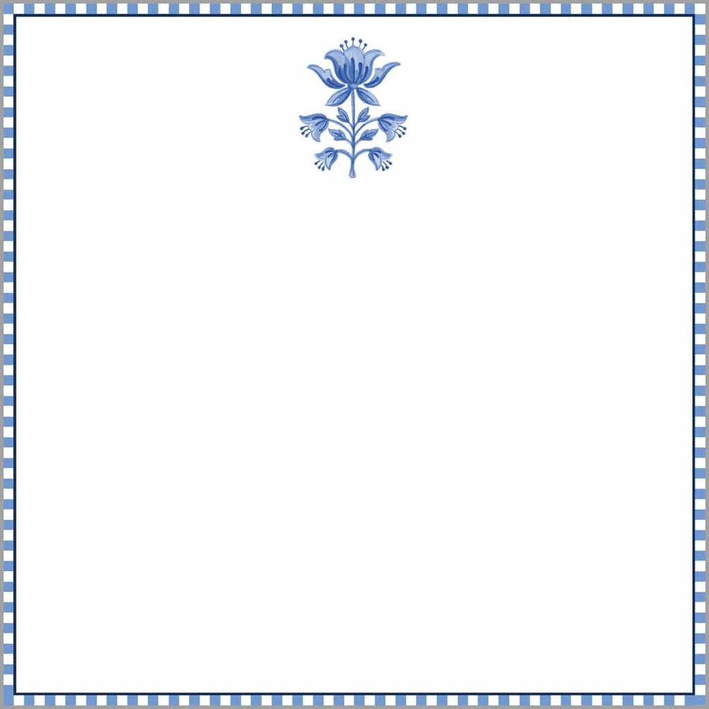 Tulip Block Print Slab Notepad