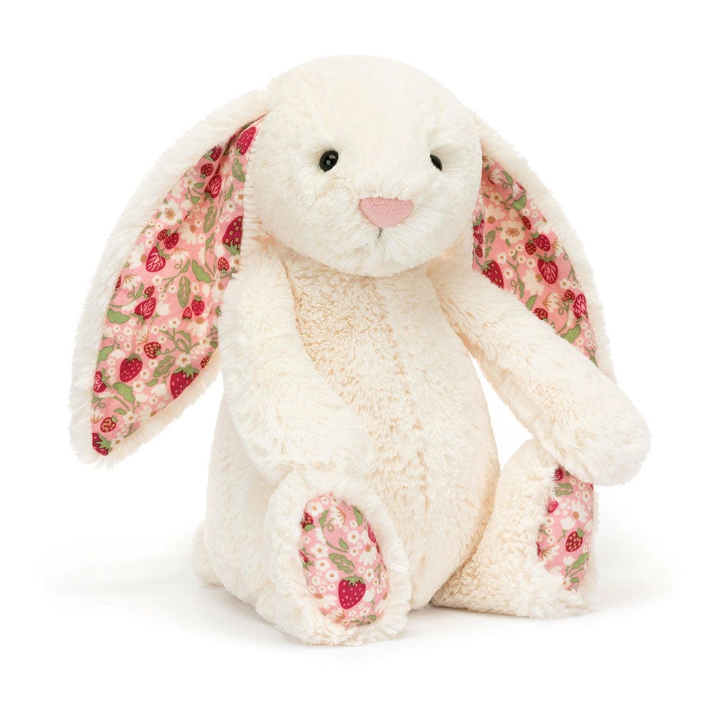 Bashful Medium Blossom Berry Cream Bunny