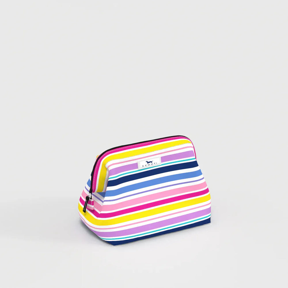 Scout Stripe a Pose Little Big Mouth Makeup Bag